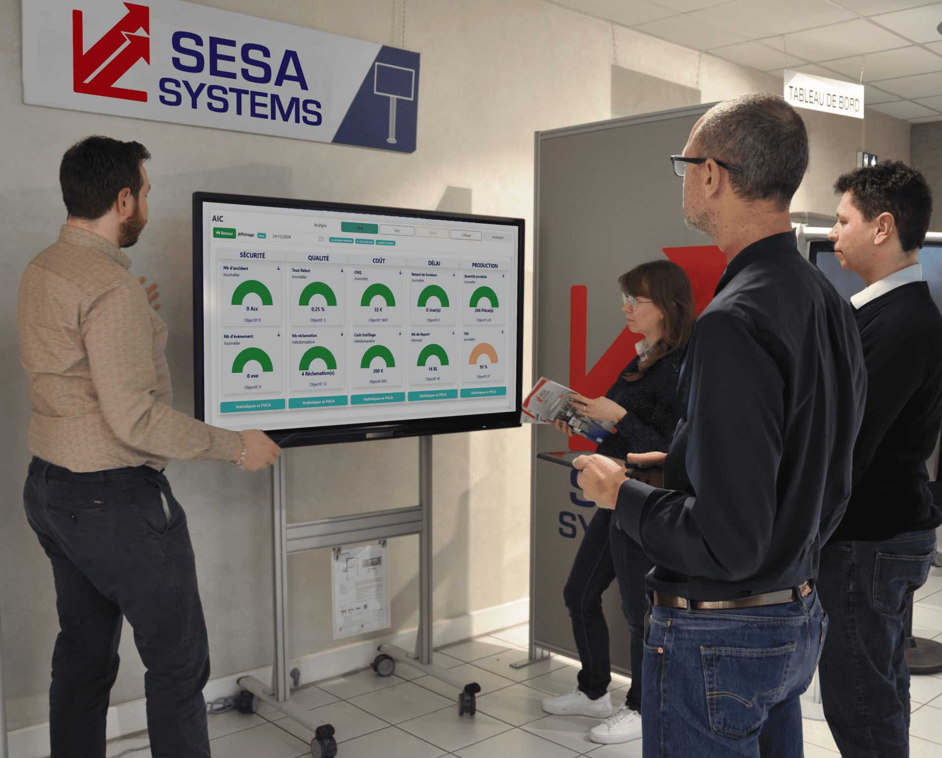 Why Use Interactive Screens to display informations in Industry ...